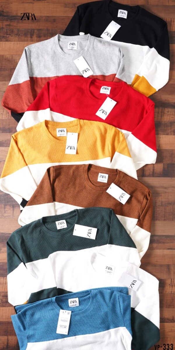 Brand New Zaro Premium Quality Cut & Sew Cotton Full Sleeve T shirt ...
